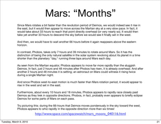 A1 08 Venus Mars Geo | PPT