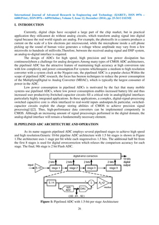 A 10-BIT 25 MS/S PIPELINED ADC USING 1.5-BIT SWITCHED CAPACITANCE BASED ...
