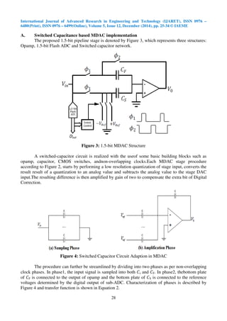 A 10-BIT 25 MS/S PIPELINED ADC USING 1.5-BIT SWITCHED CAPACITANCE BASED MDAC IN 180NM CMOS | PDF