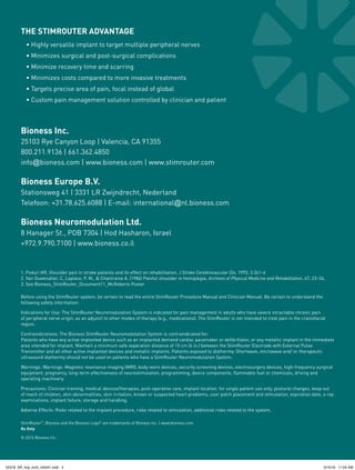 StimRouter PNS Brochure | PDF