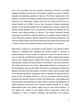 Assessment and Evaulation Task | PDF