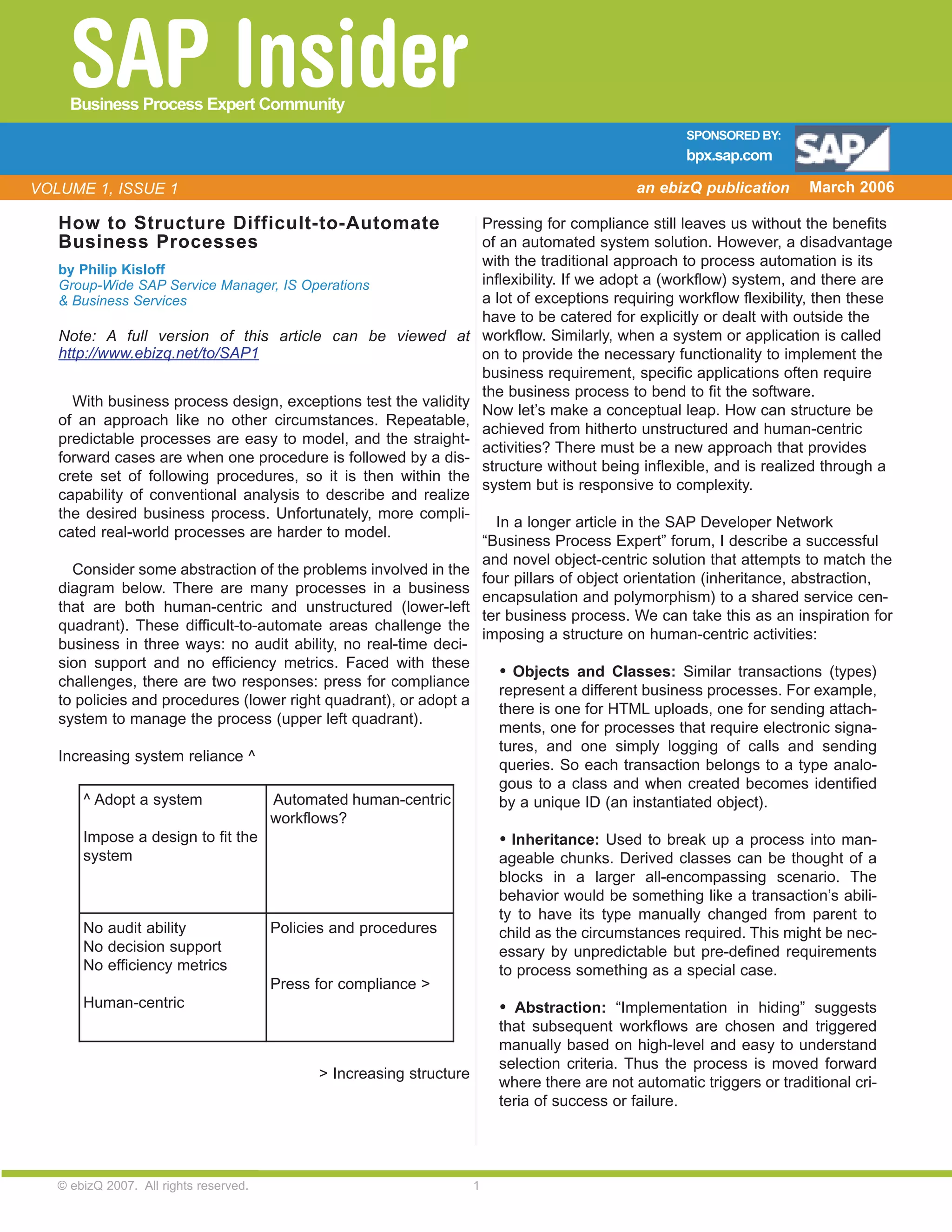 ebizQ publication | PDF