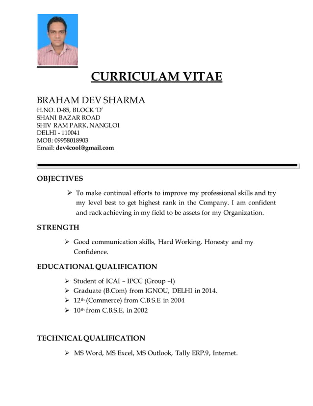DEV RESUME 2014 | DOCX