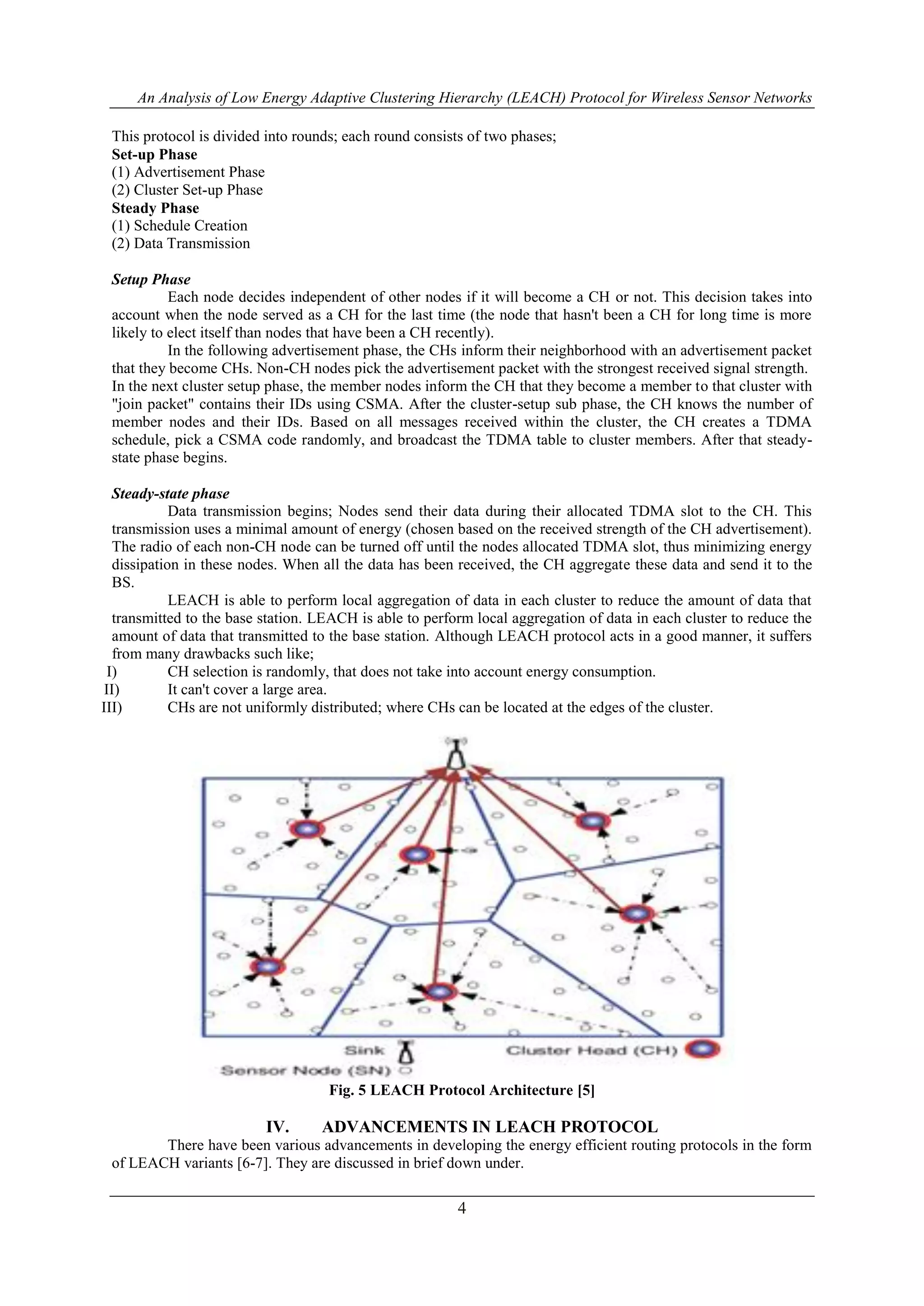 An Analysis of Low Energy Adaptive Clustering Hierarchy (LEACH ...