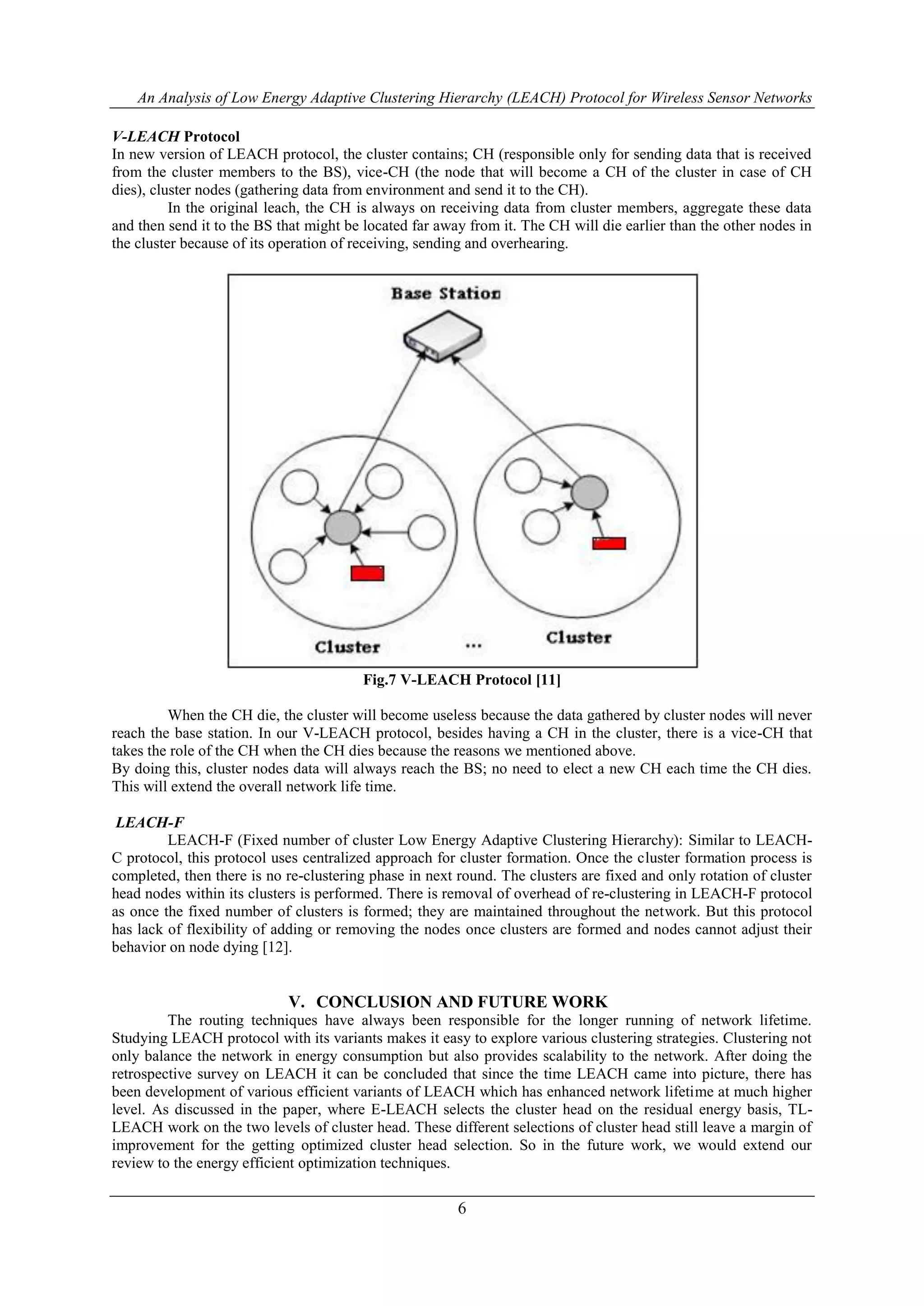 An Analysis Of Low Energy Adaptive Clustering Hierarchy Leach Protocol For Wireless Sensor