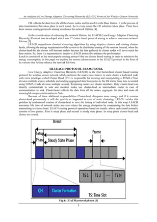 An Analysis of Low Energy Adaptive Clustering Hierarchy (LEACH) Protocol for Wireless Sensor ...
