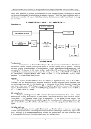 Hand movements based control of an intelligent wheelchair Using ...