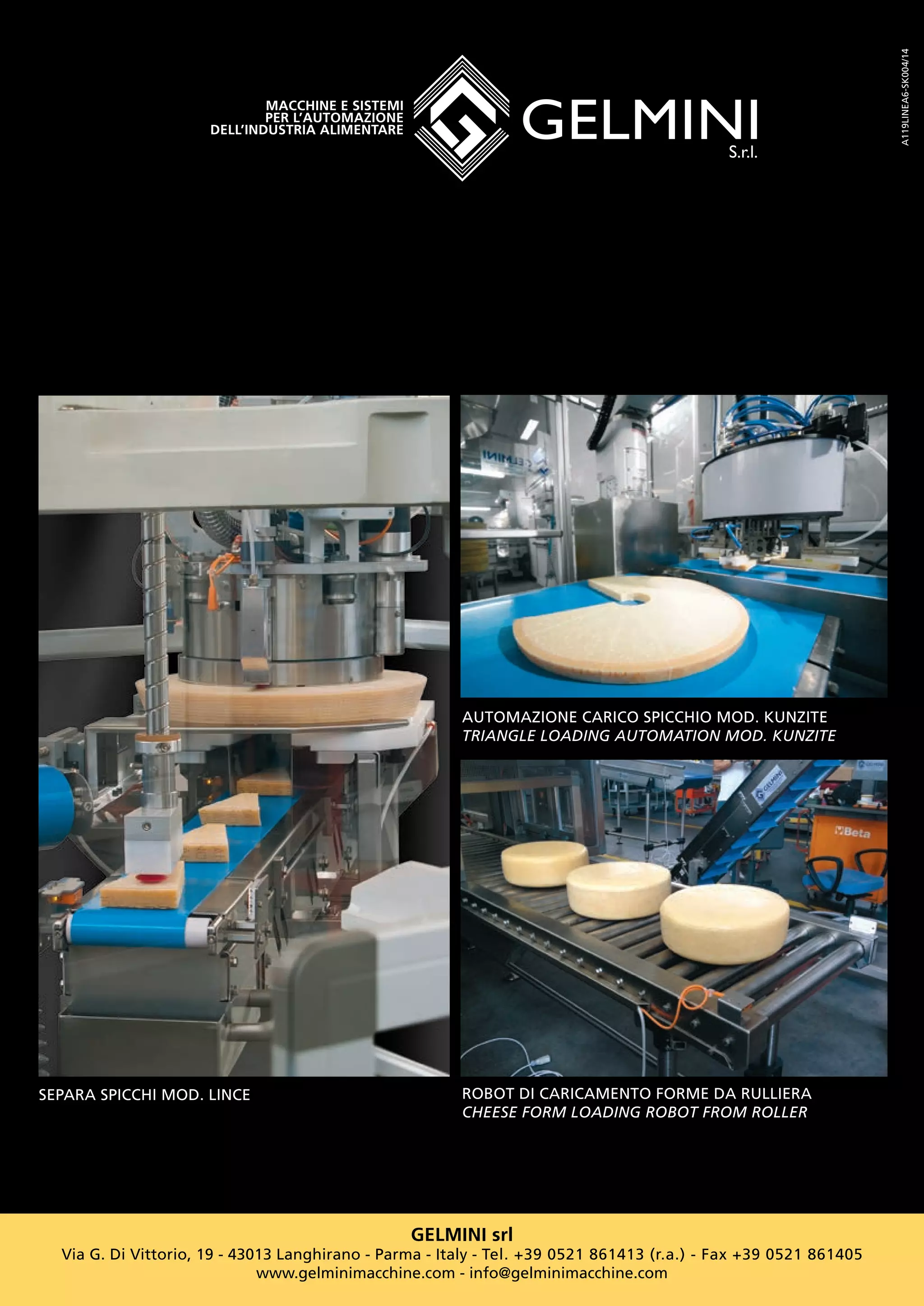 CHEESE FORM LOADING ROBOT WITH PALLET | PDF