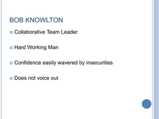 BOB KNOWLTON | PPTX