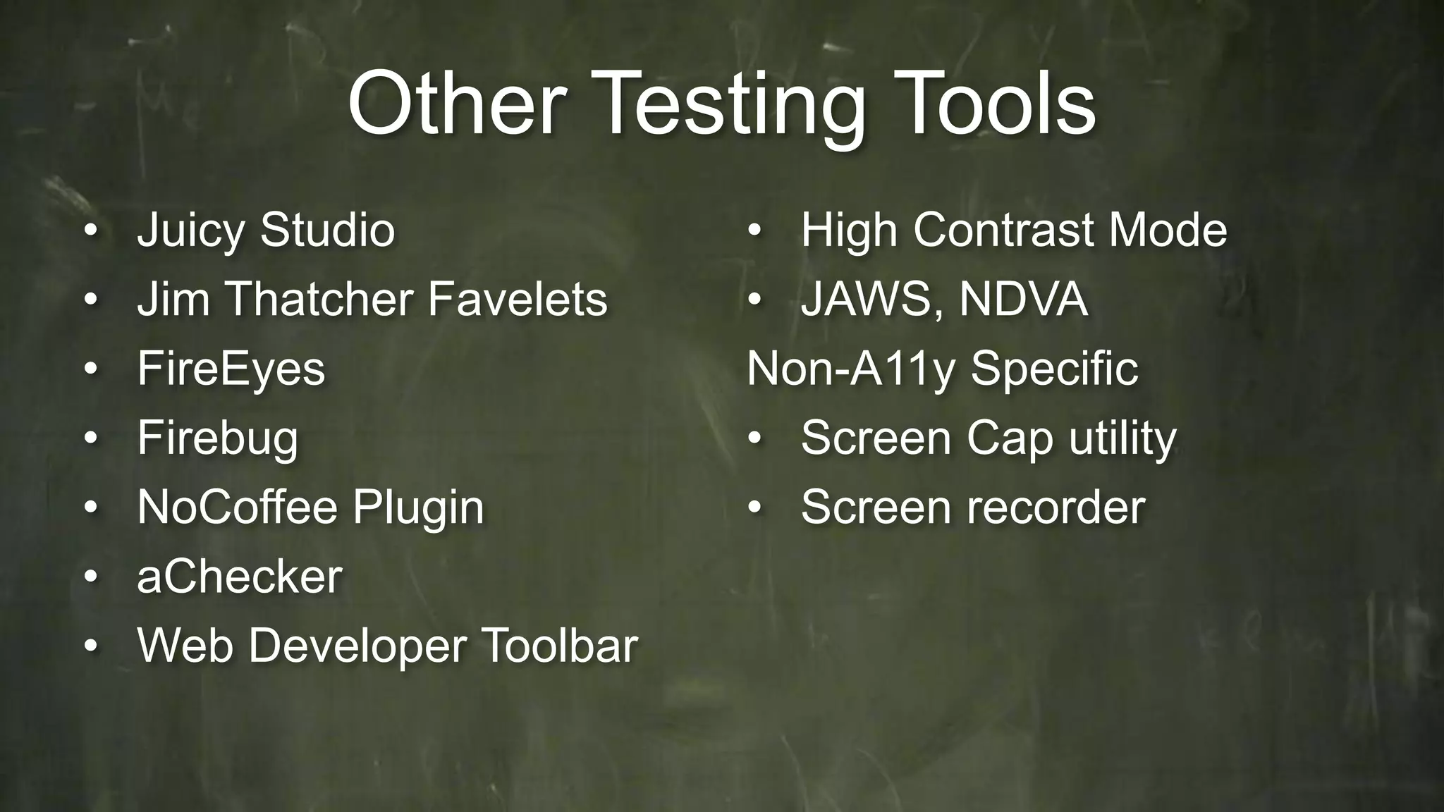 Accessibility Testing 101 | PPTX