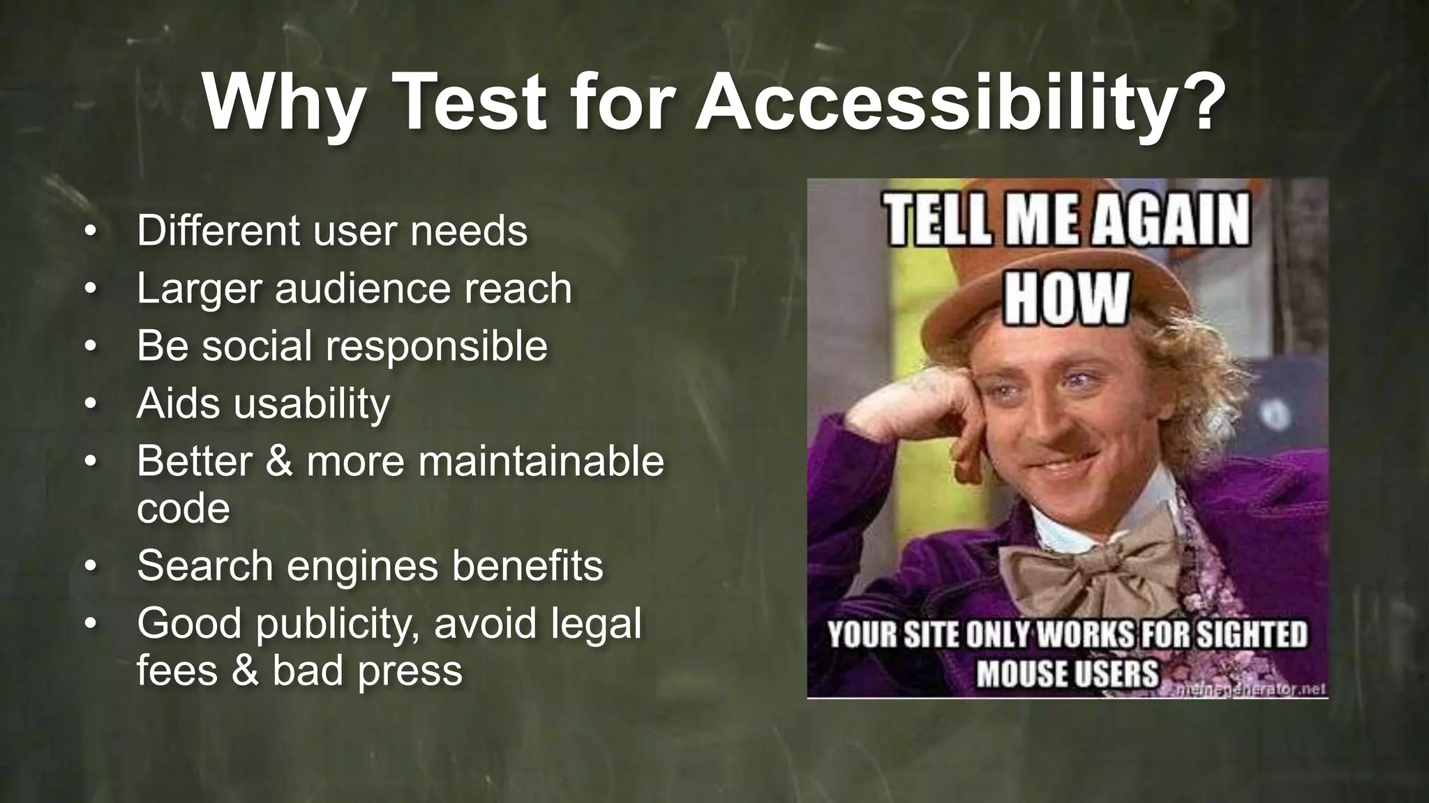 Accessibility Testing 101 | PPTX