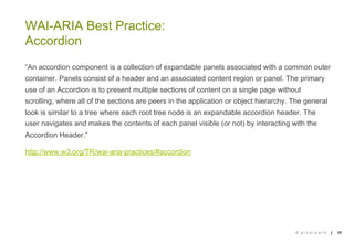 Accessible Javascript - Example Accordion | PDF
