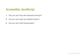 Accessible Javascript - Example Accordion | PDF