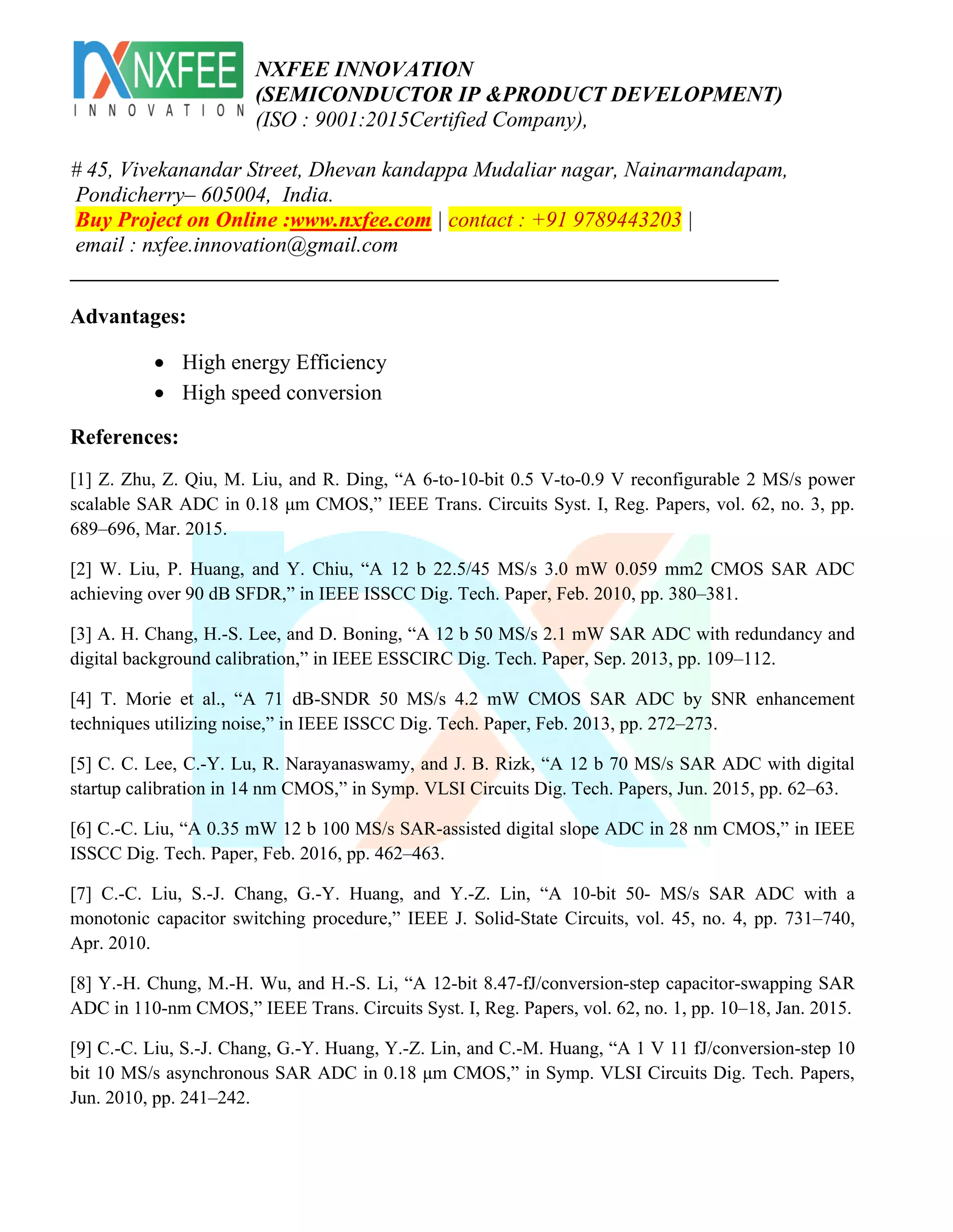 A 12 bit 40-ms s sar adc with a fast-binary-window dac switching scheme | PDF
