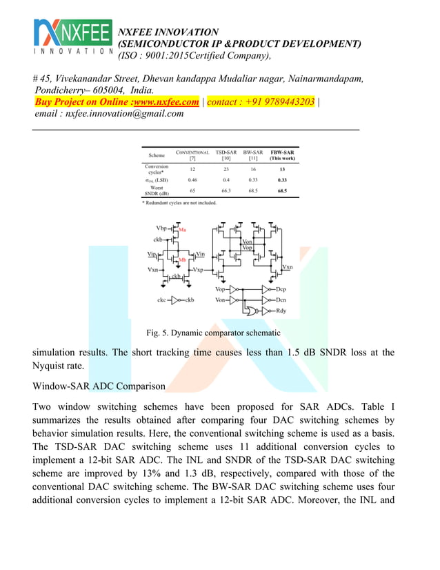A 12 bit 40-ms s sar adc with a fast-binary-window dac switching scheme | PDF