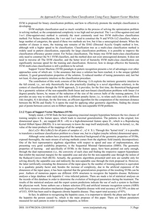 An Approach for Disease Data Classification Using Fuzzy Support Vector Machine | PDF