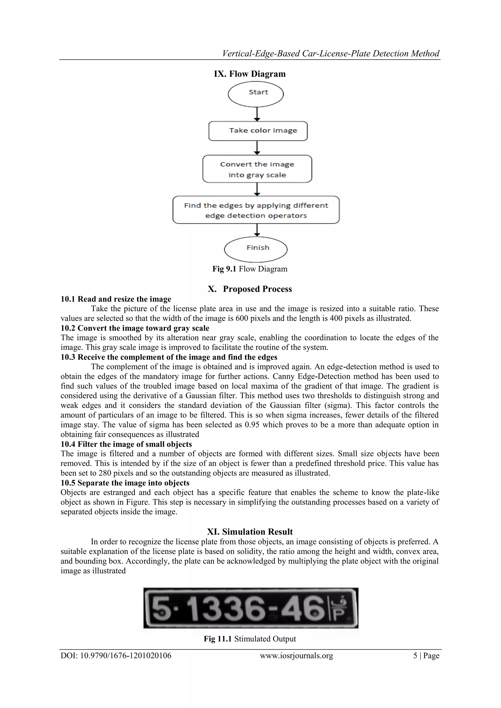 Vertical-Edge-Based Car-License-Plate Detection Method | PDF