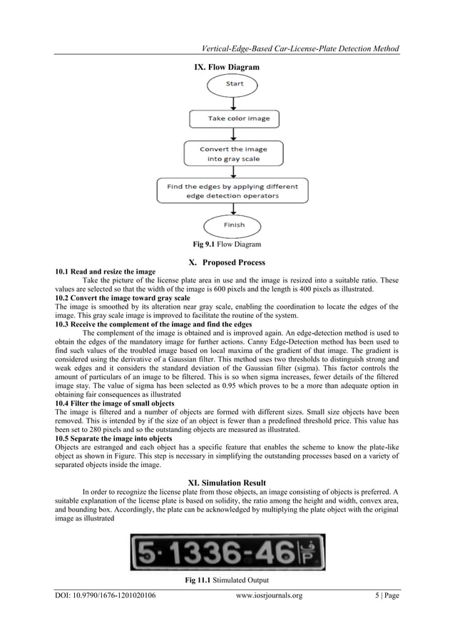 Vertical Edge Based Car License Plate Detection Method Pdf