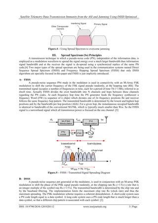 Satellite Telemetry Data Transmission Immunity from the ASI and Jamming Using DSSS Optimized PN ...