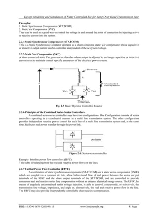 Design Modeling and Simulation of Fuzzy Controlled Svc for Long Over Head Transmission Line | PDF