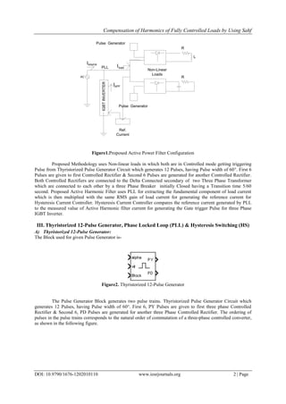 Compensation of Harmonics of Fully Controlled Loads by Using SAHF | PDF