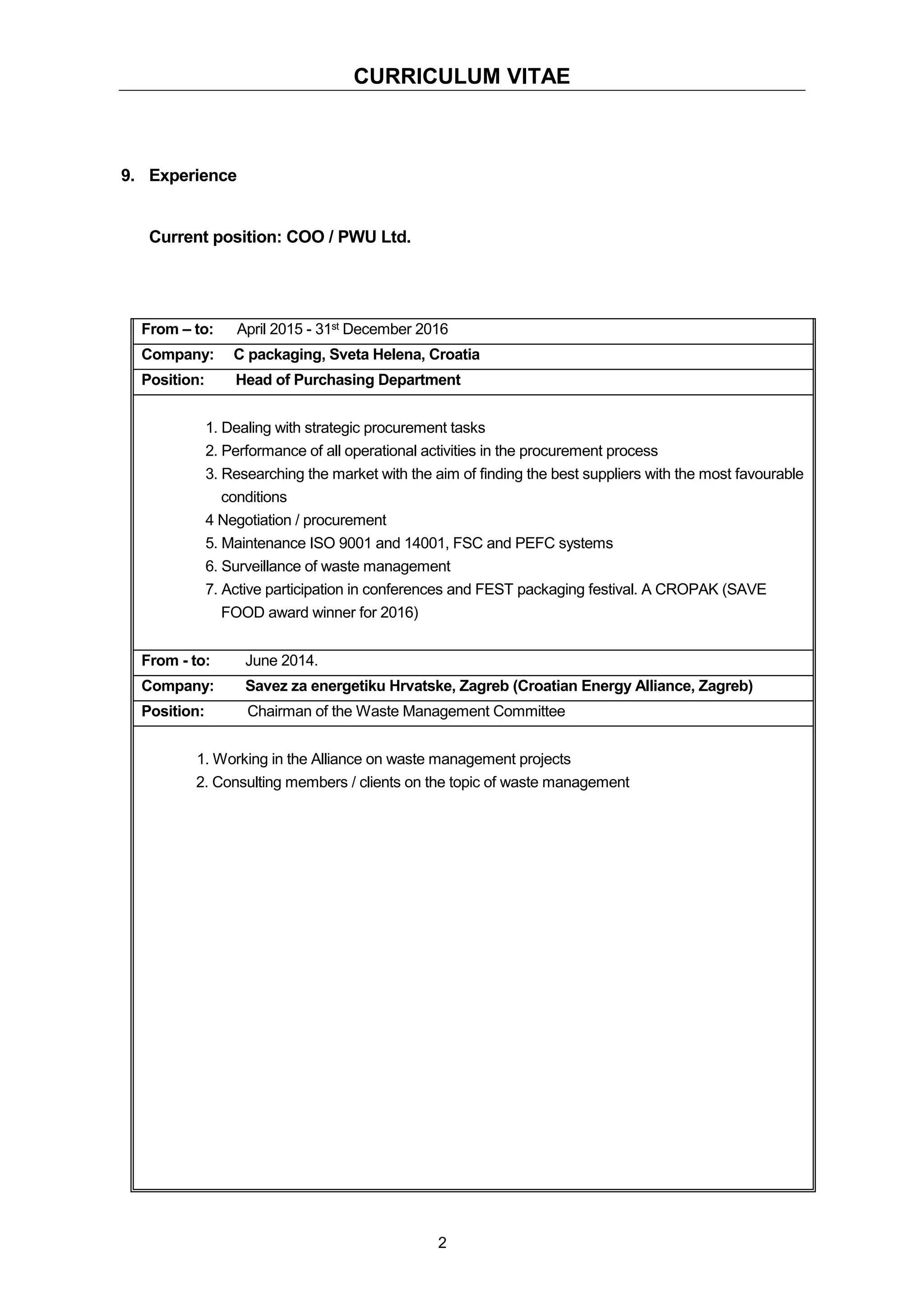 CV-Prohaska Elvira 2017 Eng | PDF