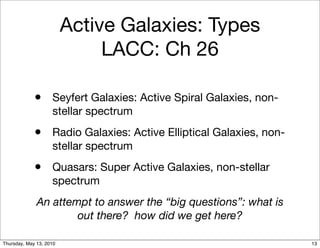 A1 22 Active Galaxies | PDF