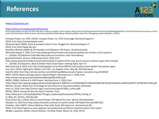 A123 systems Case Study | PPTX