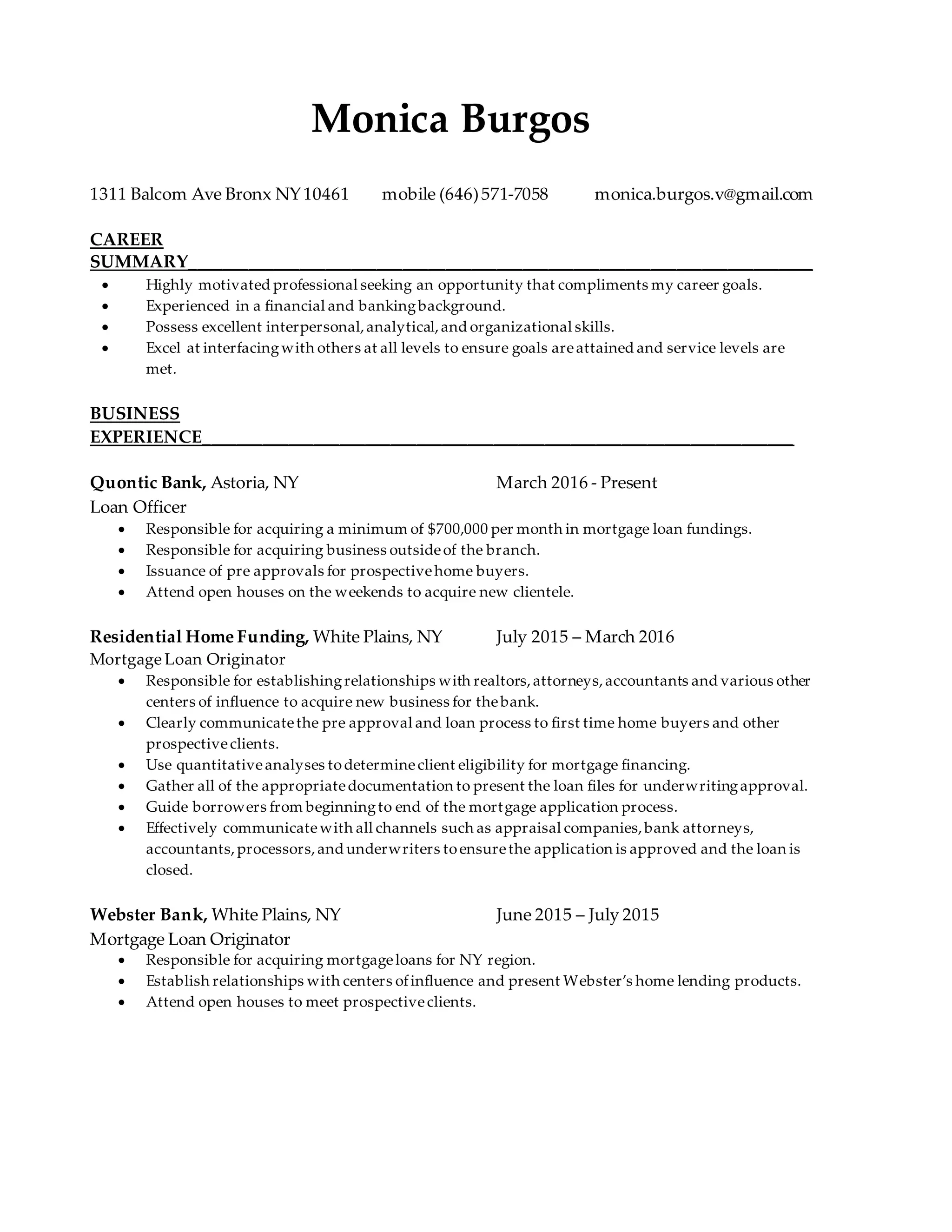 monica burgos resume | DOCX