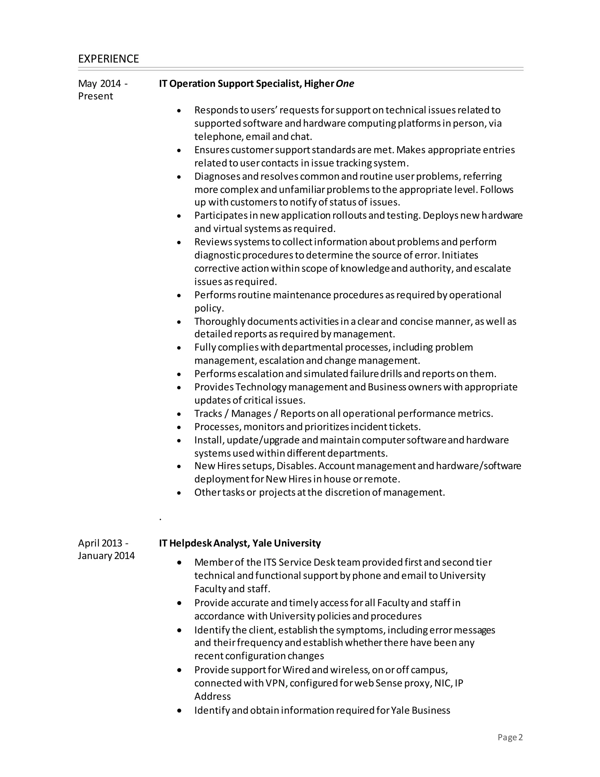 Astrit Mulla Resume | DOCX | IT and Internet Support | Internet