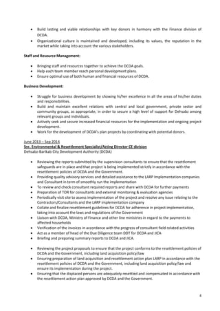 CV Homayoun WAFA Updated 2016 | PDF | Human Resources | Business