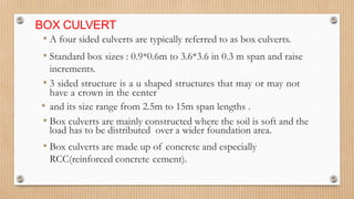 Box culvert | PPTX