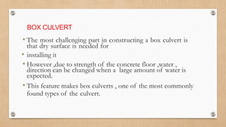 Box culvert | PPTX