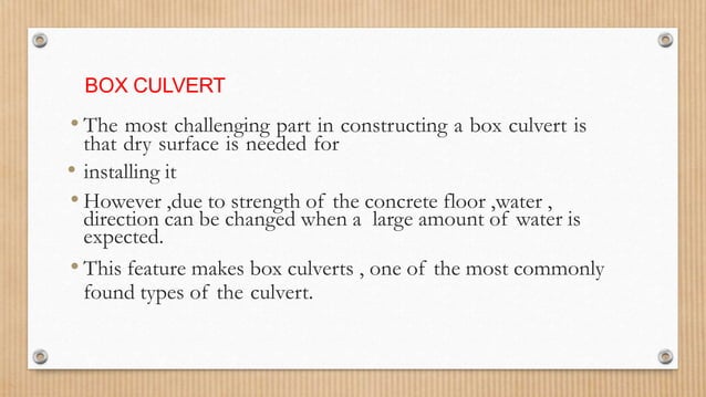 Box culvert | PPTX