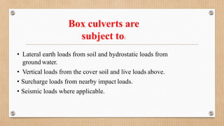 Box culvert | PPTX