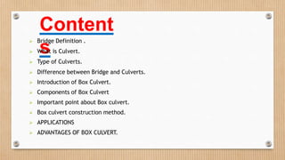 Box culvert | PPTX