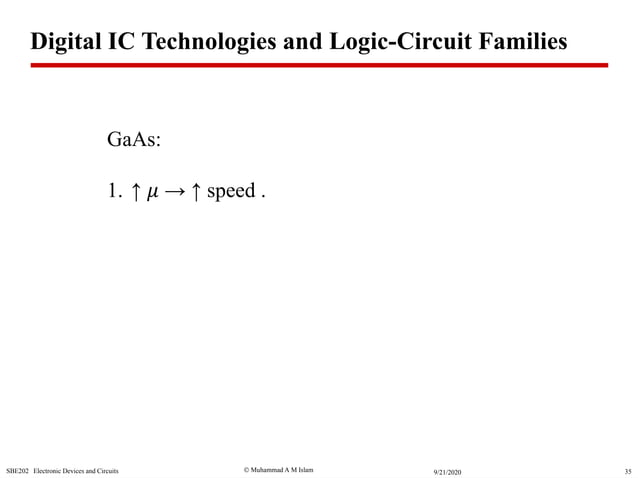 A13 sedra ch 13 cmos digital logic circuits | PPSX | Physics | Science