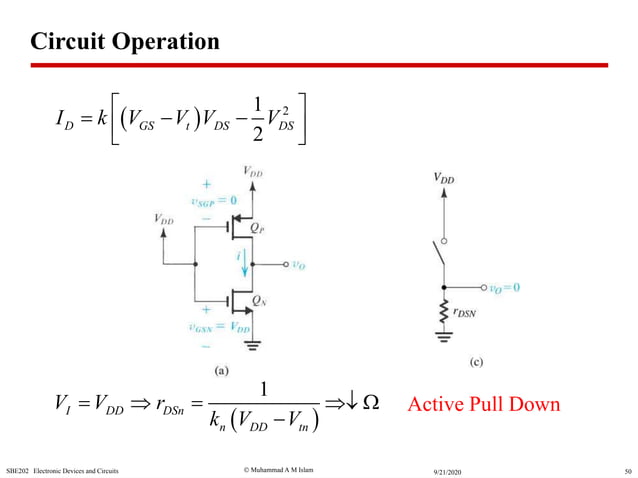 A13 sedra ch 13 cmos digital logic circuits | PPSX | Physics | Science