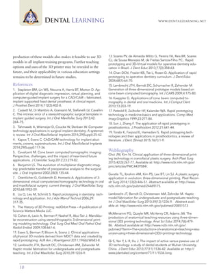 The use of 3D printing in dental implant education | PDF | Dental Health | Diseases and Conditions