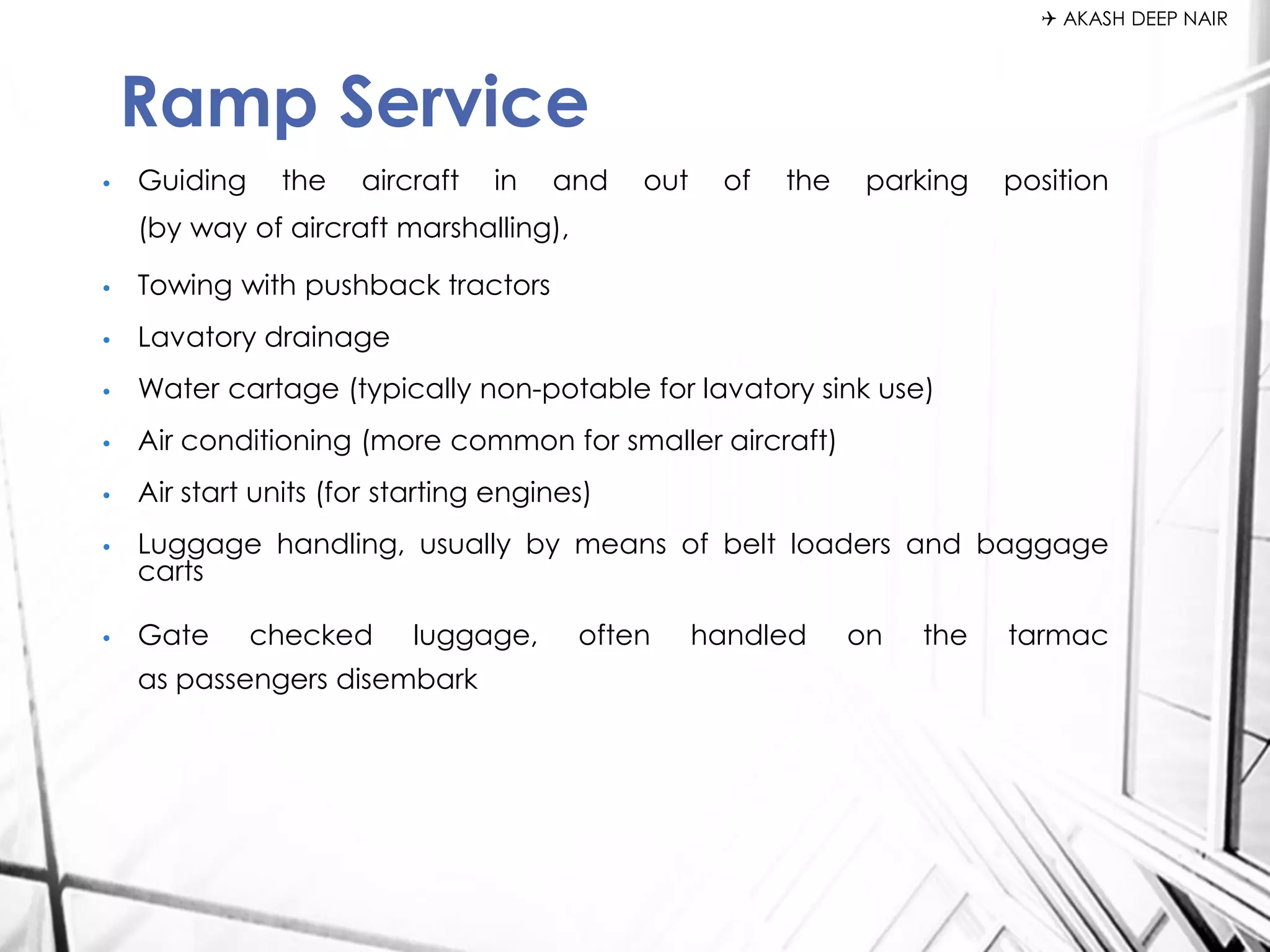 Aircraft Ground Handling- Presentation | PDF