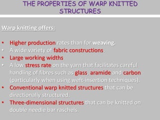 Warp Knitting | PPTX