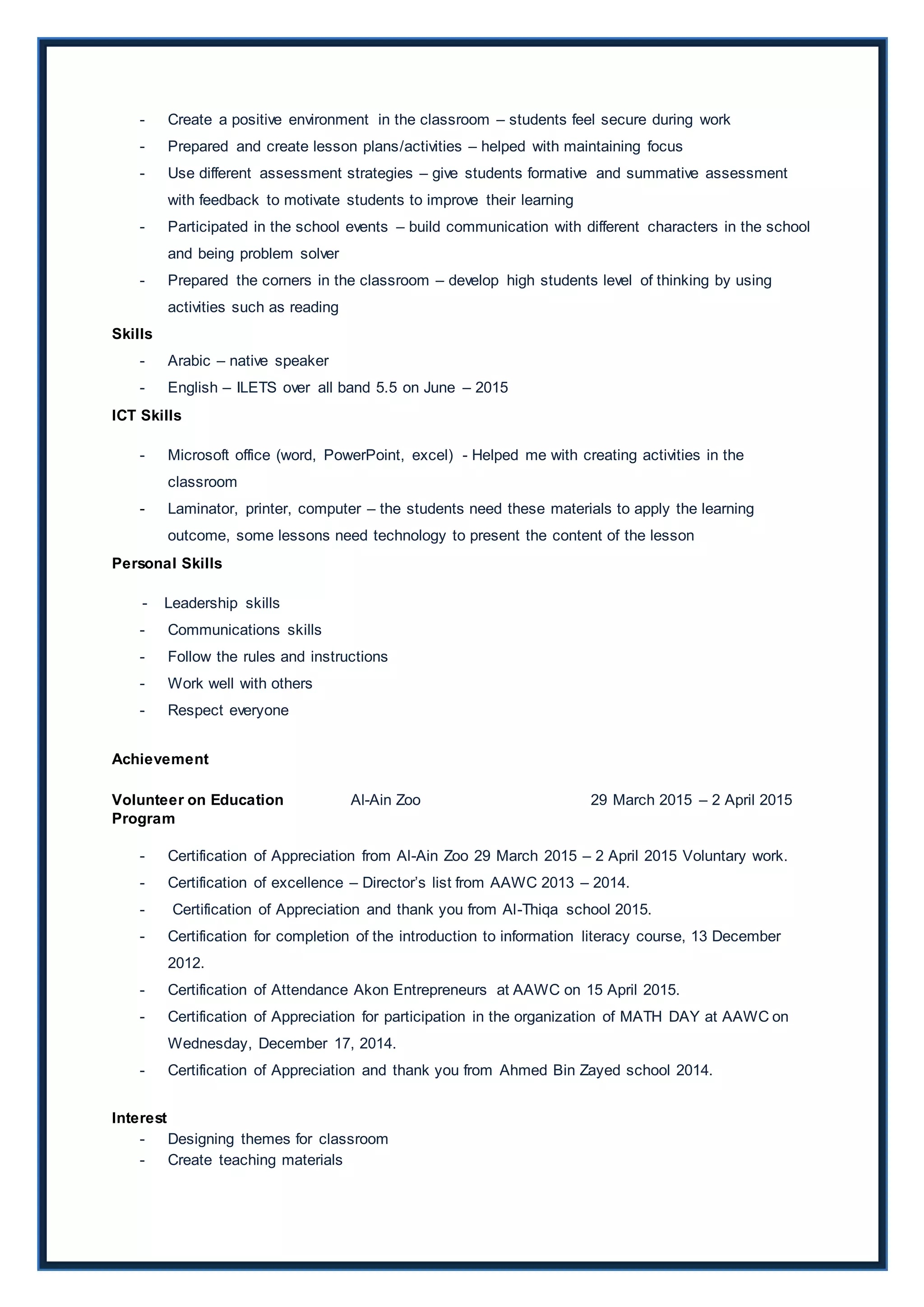 maha cv draft | DOCX