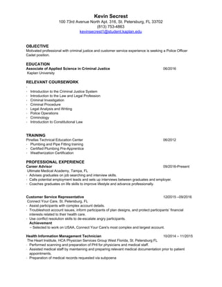 Secrest Resume | PDF