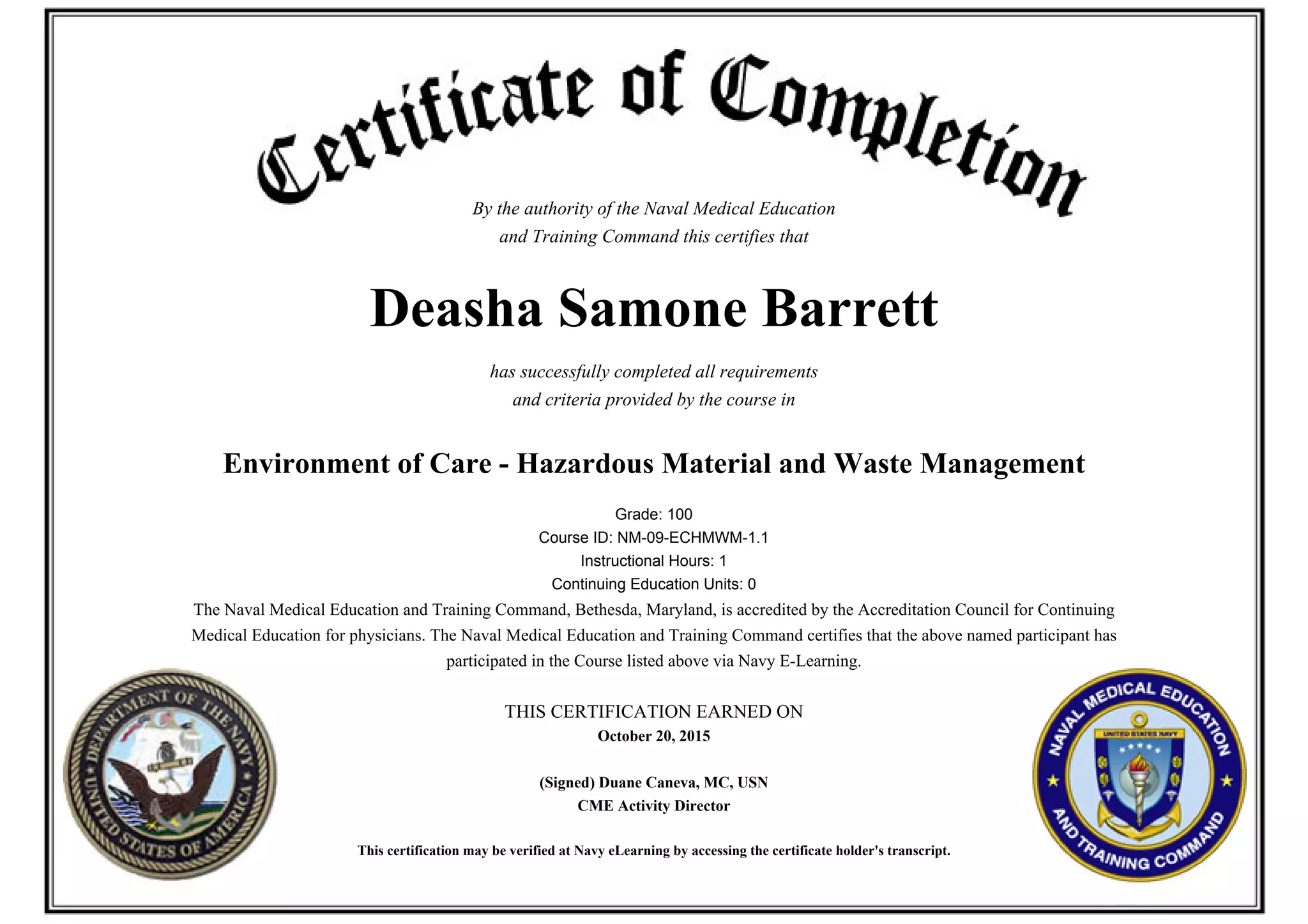 Barrett Cert | PDF | Education
