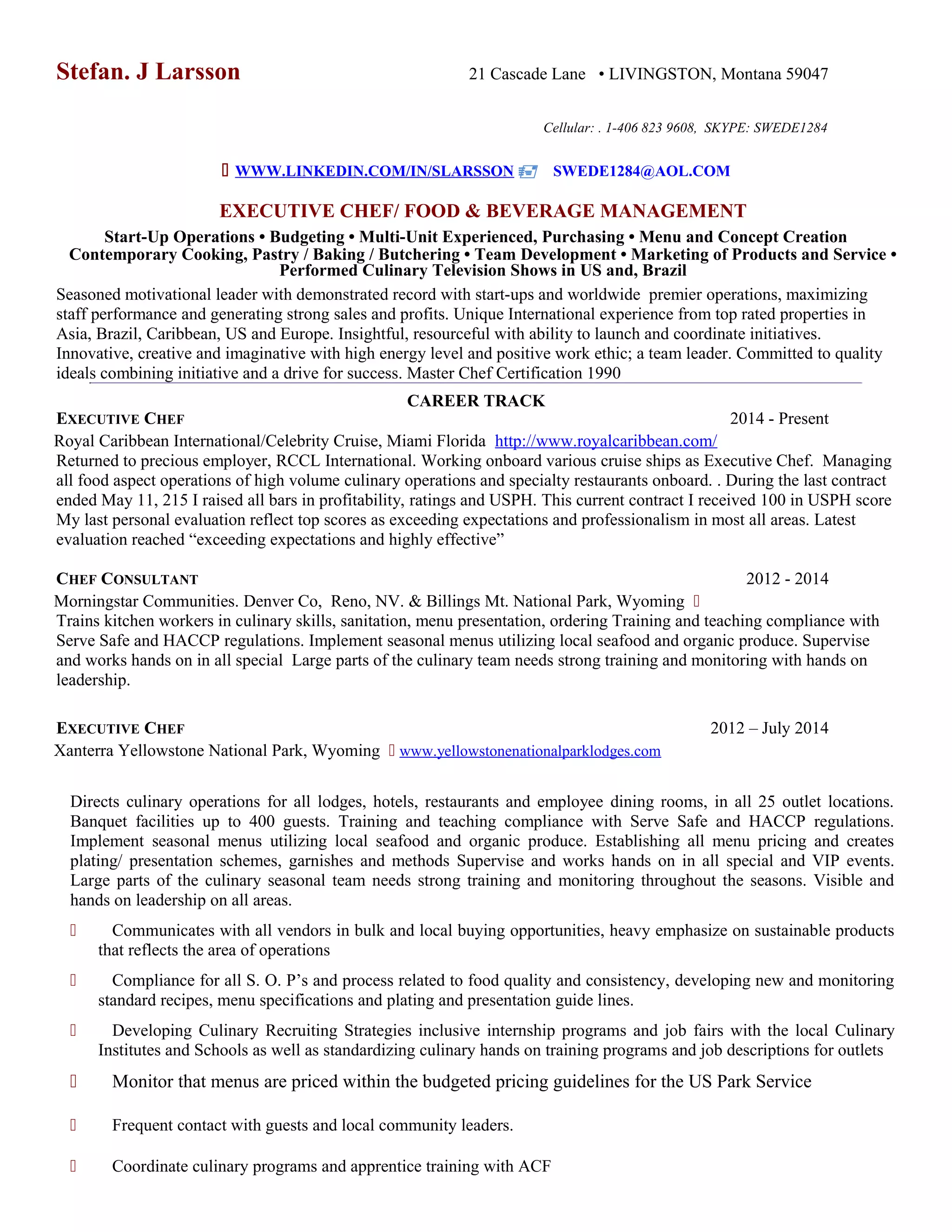 Stefan_Larsson_Resume_ 2015 | DOC