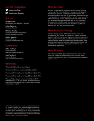Accenture-Strategy-Future-of-Analytics-in-Devices-and-Gaming | PDF