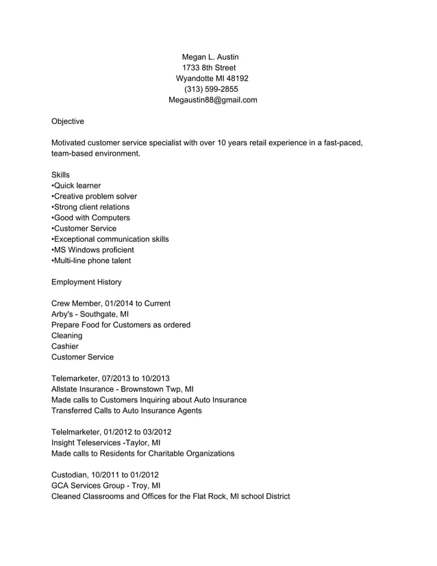 Copyofmegansresume | PDF