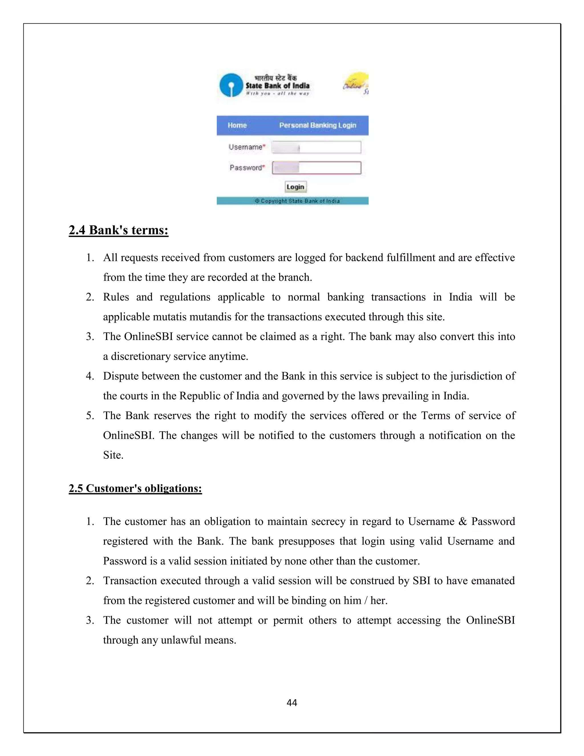 E-banking project | PDF