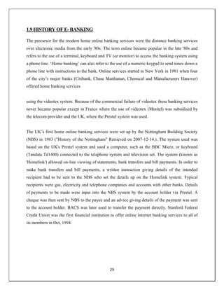 E-banking project | PDF