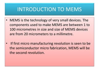 MEMS | PPTX